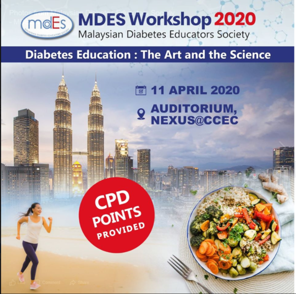 MDES Workshop 2020: Diabetes Education : The Art and The Science – MDES